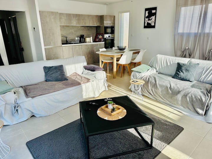 Villa Pezenas 7min Calme Clim Près Des Plages Park - Montagnac