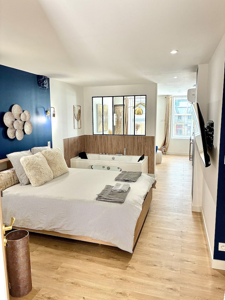 *Balnéo Casa Dauphine* Jacuzzi, Clim,cœur De Ville - Dijon