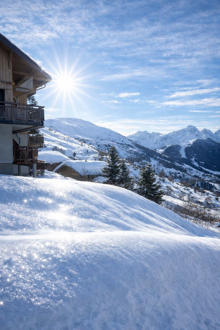 Studio Cosy Petit Budget Alpe D'huez Pied Piste - Lac Besson