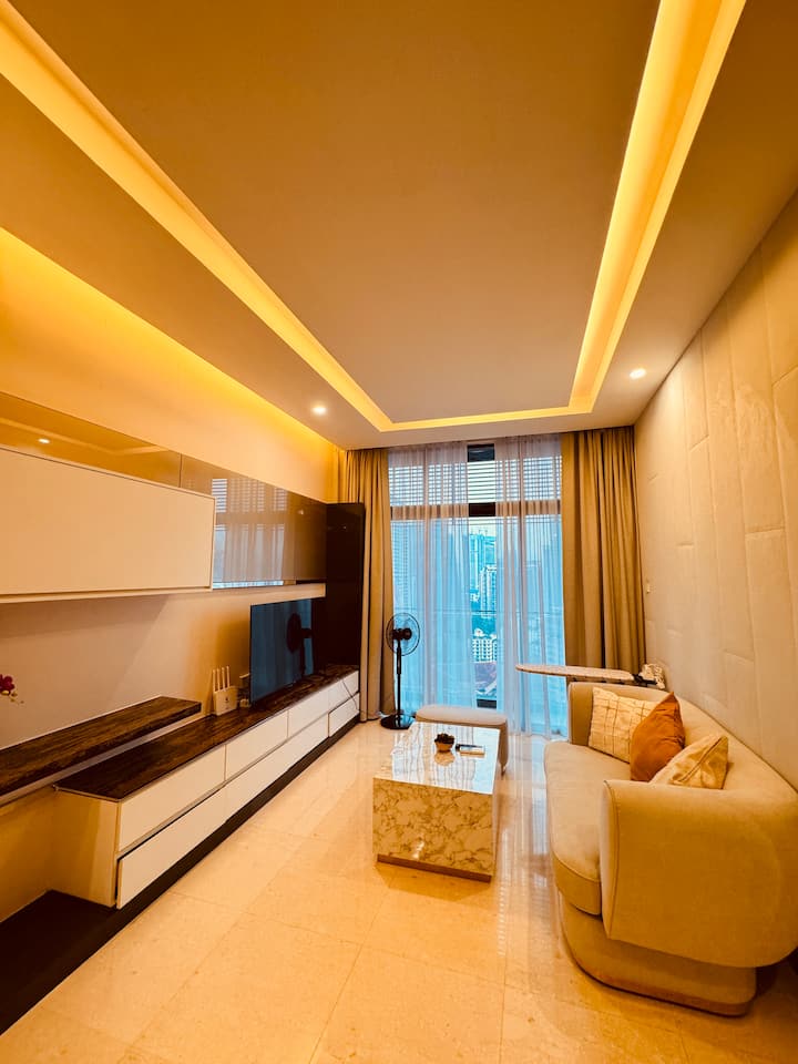 4+1pax/ 2br With Bathtub/netflix Design By Crystal - Kuala Lumpur