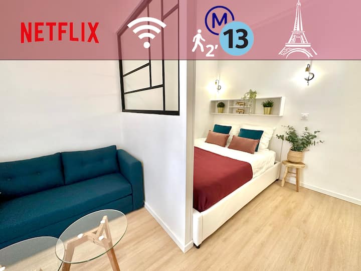 Le Cosy Chic • 2 Min Métro • 10 Min Paris - Paris 16e Arrondissement