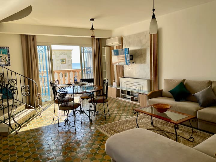 Beau Duplex Cosy S+1 Avec Un Balcon Vue Mer - Tunísia