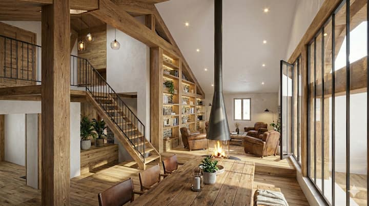 Chalet Chaleureux Et Isolé - Aiguebelle