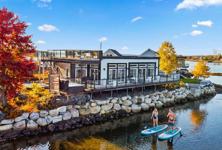 Ocean Front #2 Hottub 2 Bdrm Rooftopdeck Bbq 2bath - Lunenburg