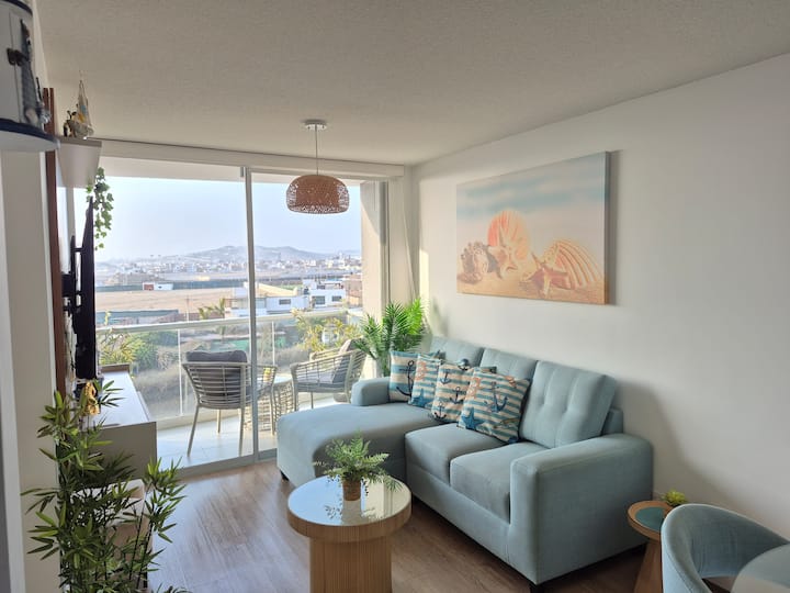 Beach Department In San Bartolo With Ocean View - Peru