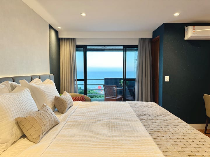 Paradise Flat |  Luxo  & Vista 180° P/ O Mar - Natal