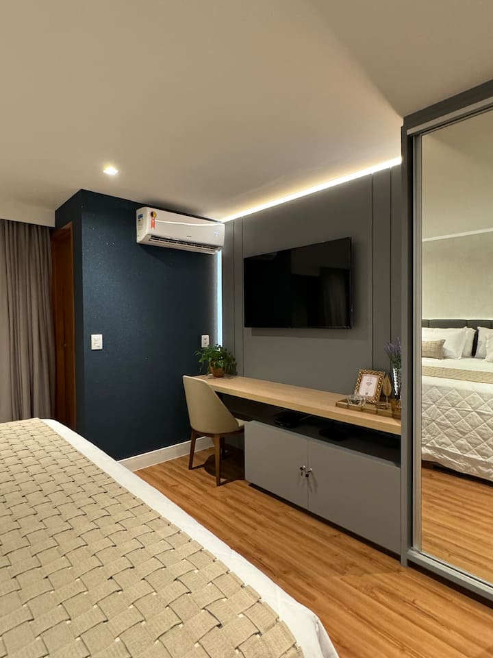 Paradise Flat | Luxo & Vista 180° P/ O Mar - Natal