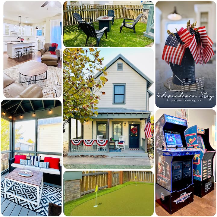 Carlton Landing Home | Putting Green & Arcade Game - Carlton Landing
