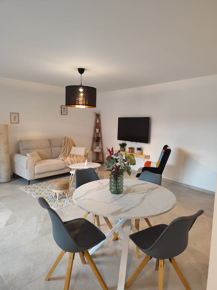 Appt T3 65m2, Montmerle Centre, Bord De Saône - Belleville