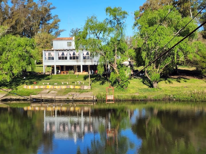 Casa Tipo Cabaña Con Parrillero, A 150 M Del Lago - Canelones