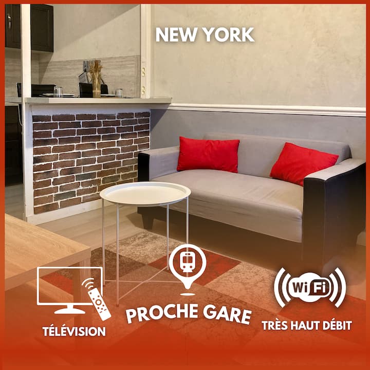 Room «&nbsp;New York&nbsp;» - Proche Gare 400m. - Montargis