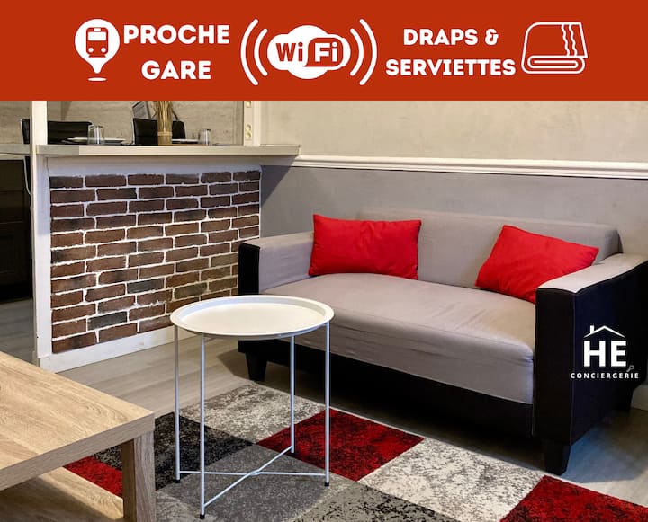 Room « New York » - Proche Gare 400m. - Montargis