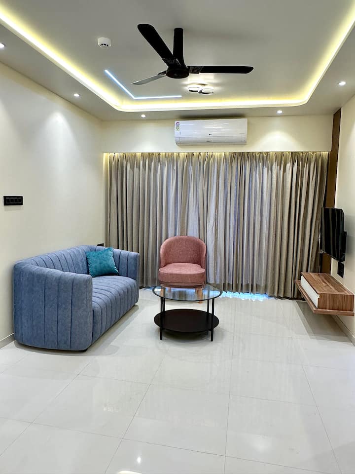 Long Stay: 2bhk Modern Ac Flat On Baner Road, Pune - Pune