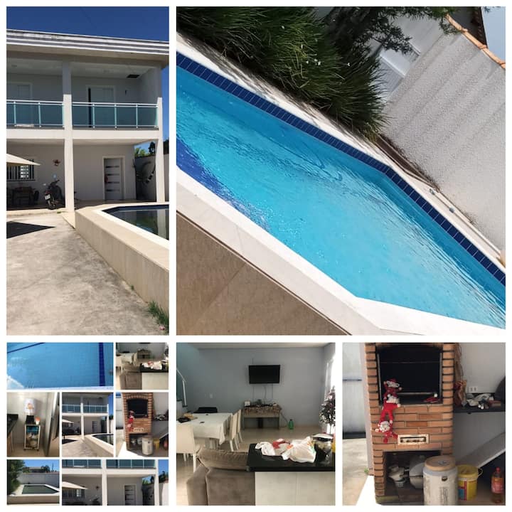 Casa Branca Piscina Wi-fi Churrasqueira
2 Dts 2 Wc - Ilha Comprida