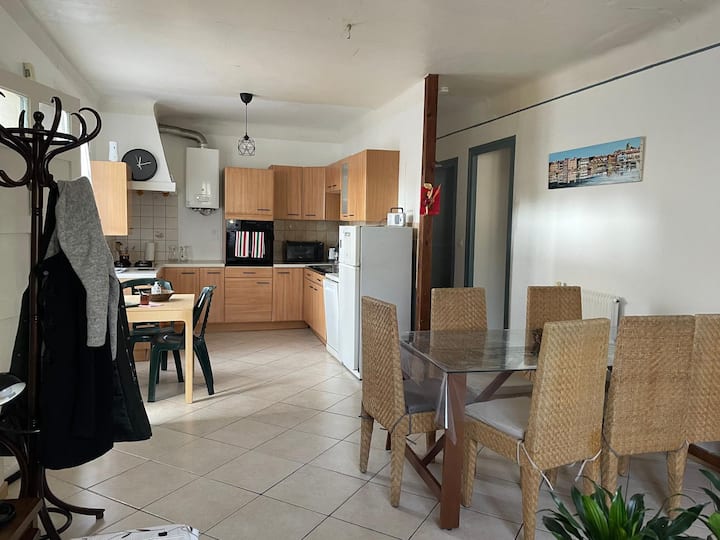 Appart T4 Avec Jardin Privé Dans Maison Basque - Ascain