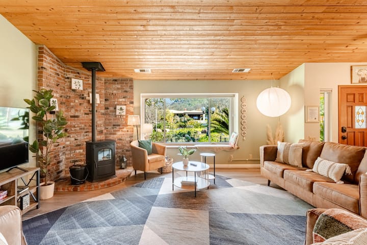 Sequoia Spa| Fenced Yard | Firepit & Bbq|pets Ok - 쓰리 리버스