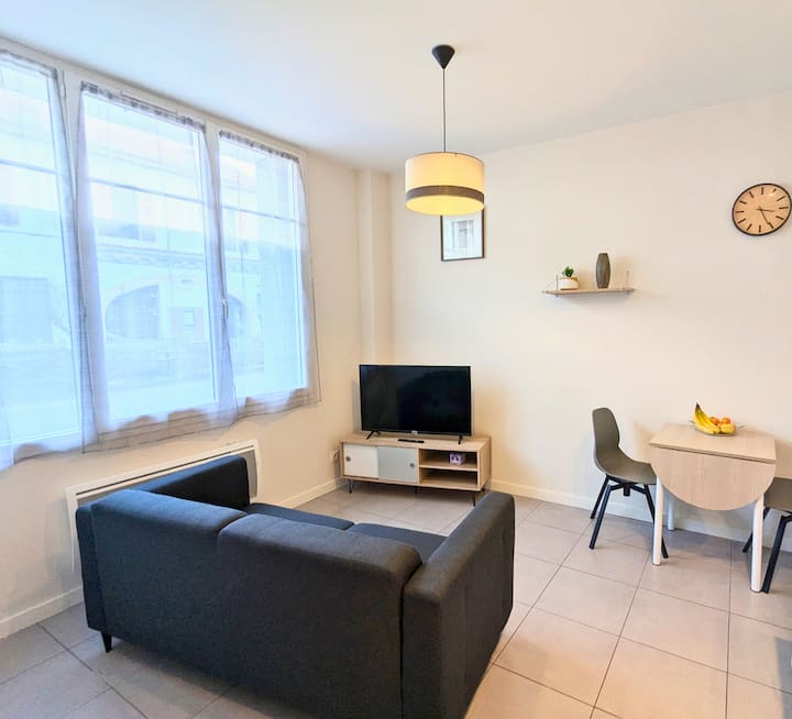 T2 Dax Centre 500m, Thermes à 2 Min, Calme. - Dax