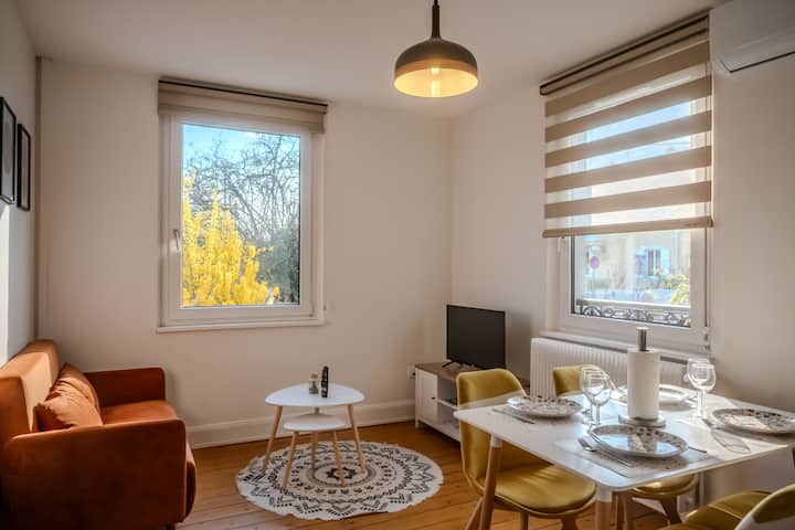 Cosy Appartement 6 - Clim & Parking - Strasbourg - Ostwald