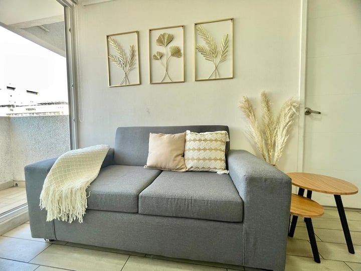 City Town 2br Tv Wifi Metro - Santiago