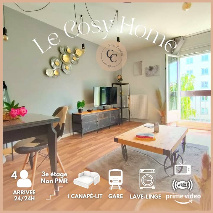Le Cosy Home - Wifi, Proche Centre Ville D'evreux - Évreux