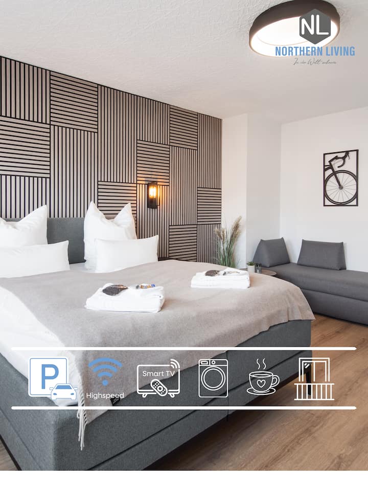 Wohlfühloase Im Herzen Bremens, Balkon, Bis 5 P. - Brême