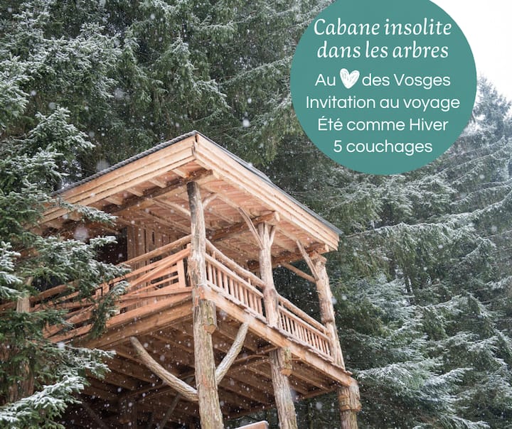 Le Repaire De L’explorateur - Cabane Perchée - La Bresse