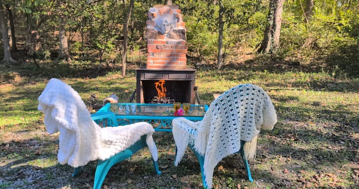 Charmful Cabin Artist Respite Next To Refuge - Carbondale, IL