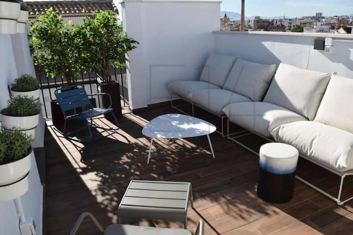Einzigartige Designwohnung | Private Dachterrasse - スペイン マラガ