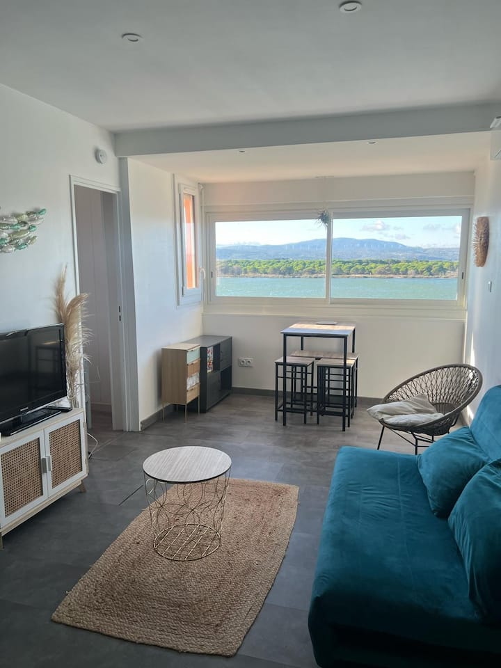 Vue Magnifique, Très Joli T2  Moderne Et Apaisant - Leucate