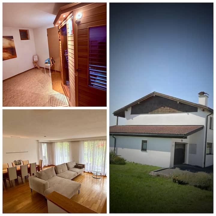 Lässiges Ferienhaus Mit Garten & Sauna - Feldkirch