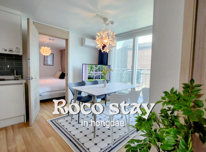 [30%할인]상수역2분/엘리베이터/무료짐보관/홍대입구/명동/ddp - Seoul