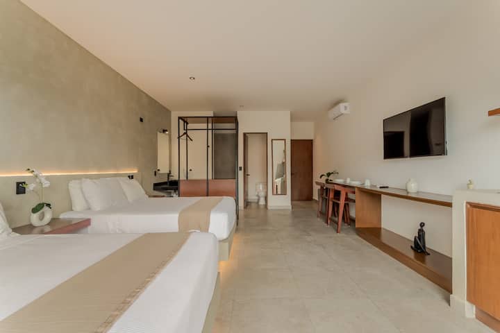 Alessa Lofts Double Queen Size Bedroom 3 - Cancún