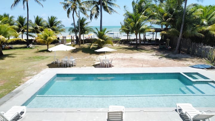 Pousada A Beira Mar Aptos  Com Café Da Manhã - São Miguel dos Milagres