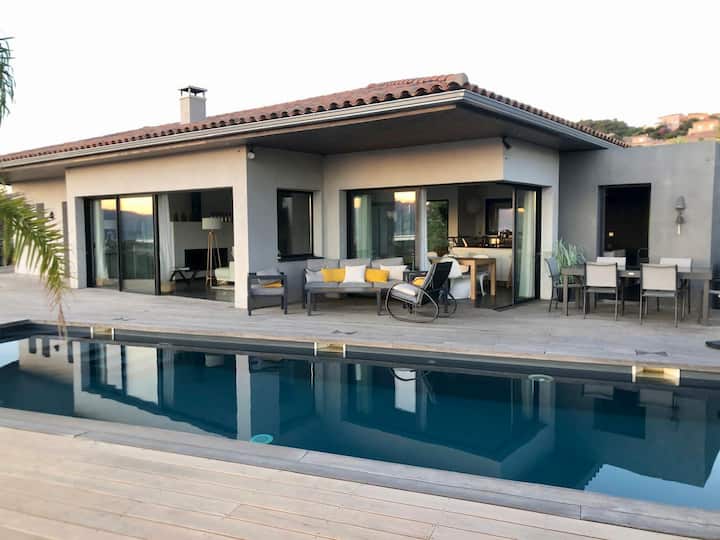 Villa Mylena Baie D'ajaccio Piscine Chauffée - Porticcio