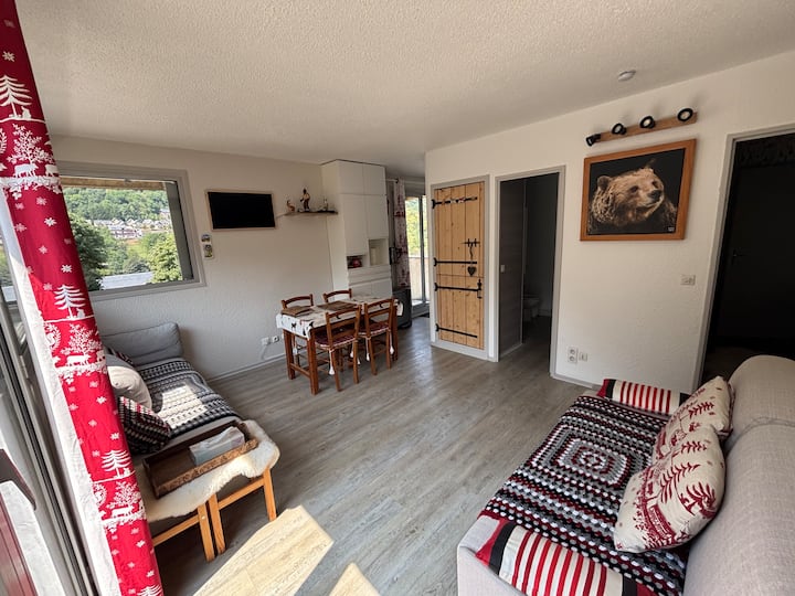 Studio 4p, Face  Télécabines. - Cauterets