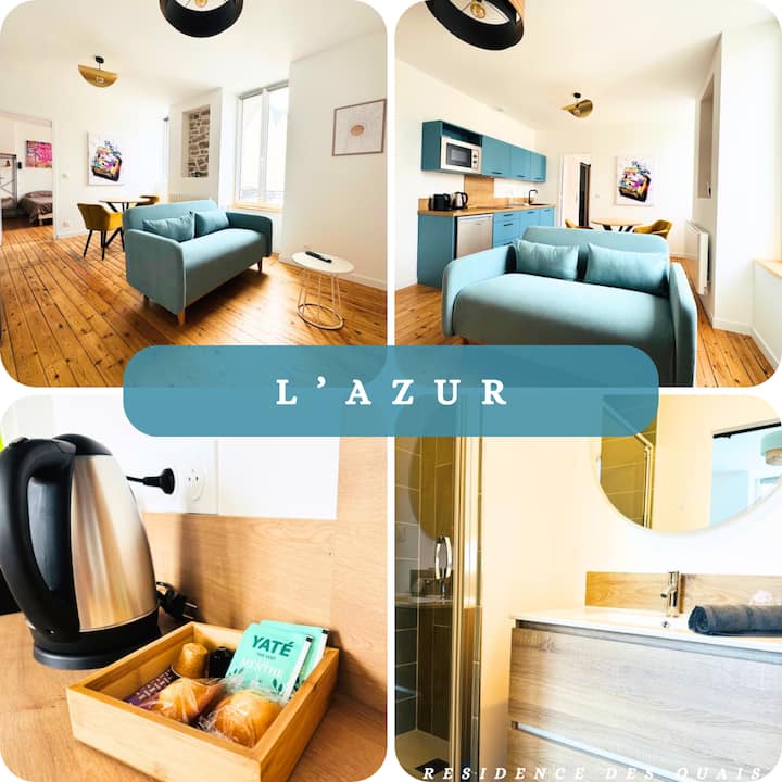 L'azur - Centre Ville - Wifi - Netflix - カンペール