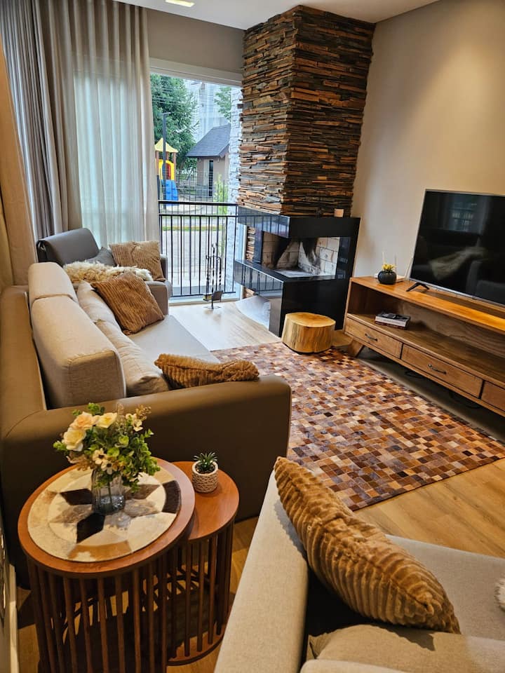 Apartam. De Montanha: Recanto Dos Plátanos Gramado - 格拉馬杜