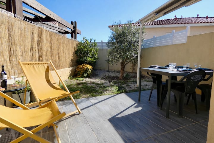 Maison Cosy, Jardin Et Accès Piscine - Saint-Laurent-de-la-Salanque
