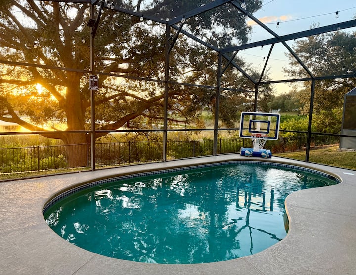 Home•heated Pool•lake View•pet Friendly! - Davenport, FL