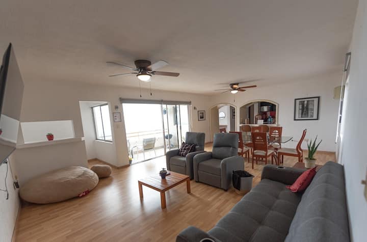 Apartment, 5 Min To Bbva, Panoramic View - Monterrey