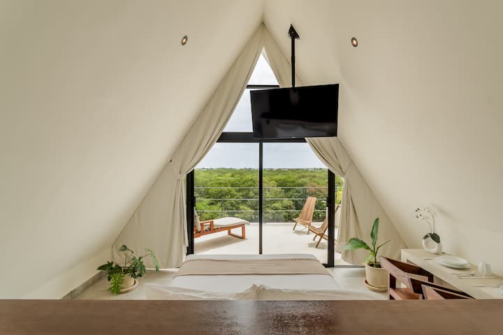 Alessa Lofts Queen Size Bedroom 8 - Cancún