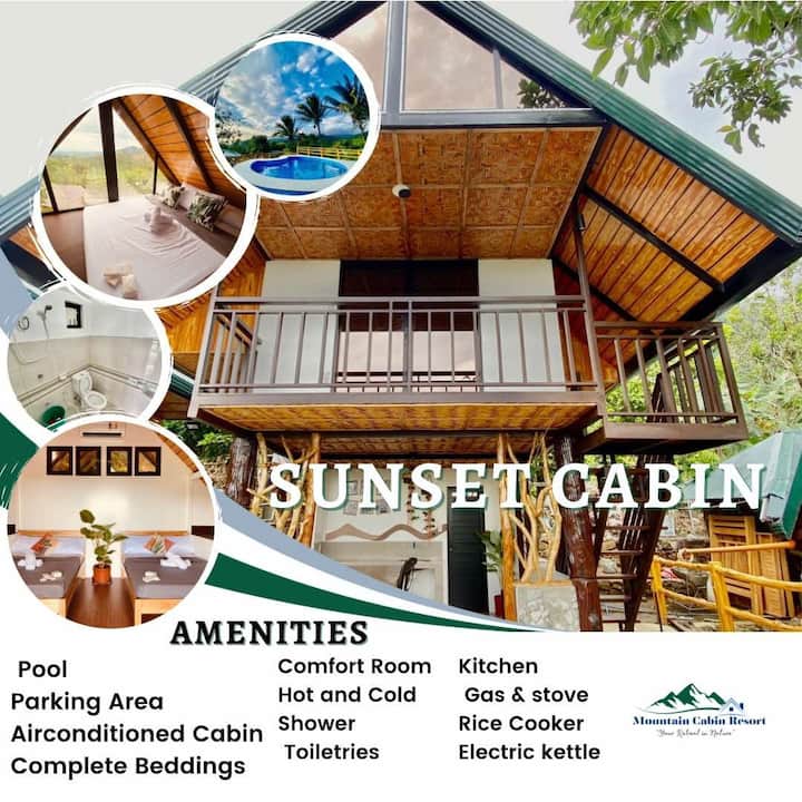 Sunset Cabin-b @Mountain Cabin Resort - Bongabon