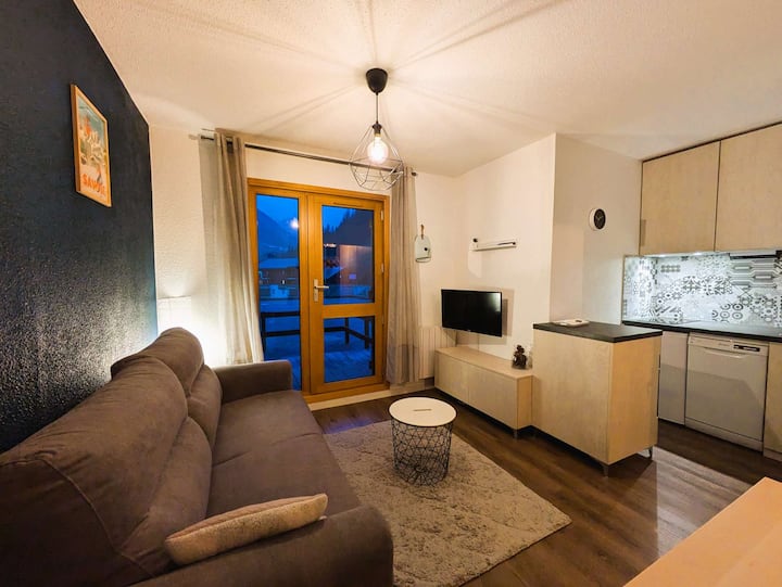 Appartement Moderne 3 Personnes En Centre Village - Areches Beaufort