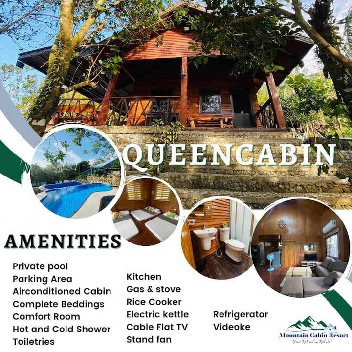 Queen Cabin @Mountain Cabin Resort - Bongabon