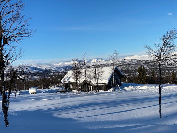Koselig Hytte Med Flott Utsikt - Noorwegen