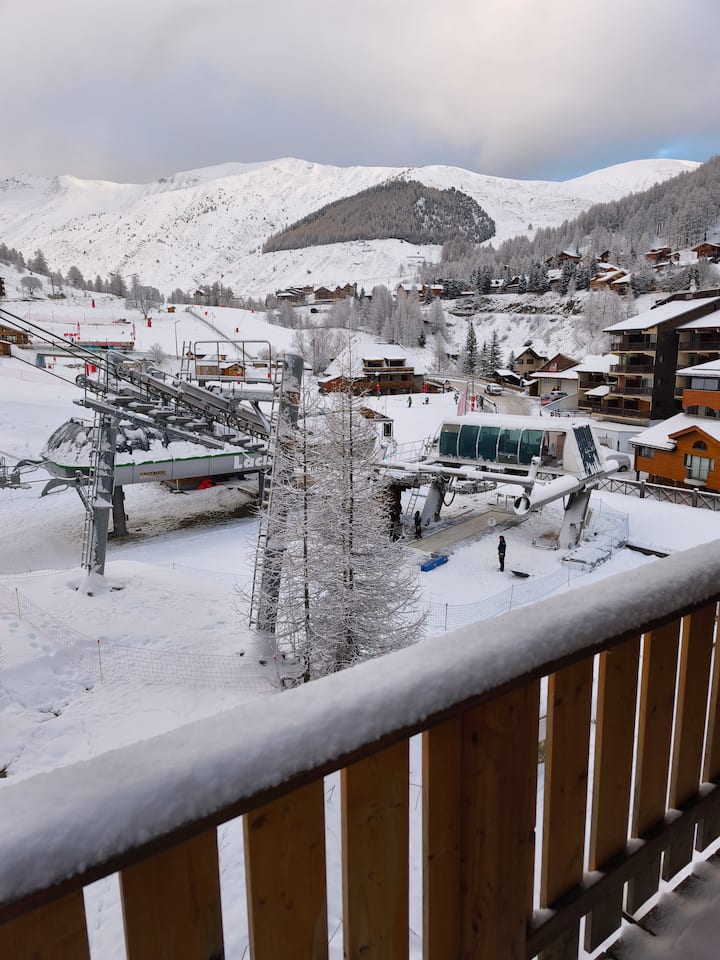 Duplex 6 Pers Au Pied Des Pistes - Val d'Allos