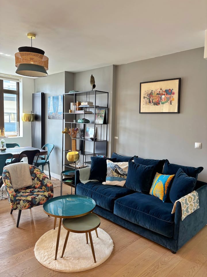 Havre Chic & Spacieux, Balcon à Deux Pas De Paris - Boulogne-Billancourt