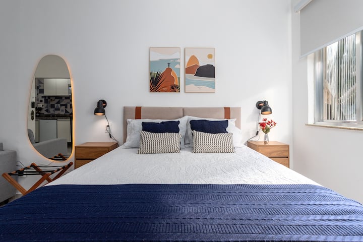 Studio De Novela Com Vista Para O Verde No Catete - Glória