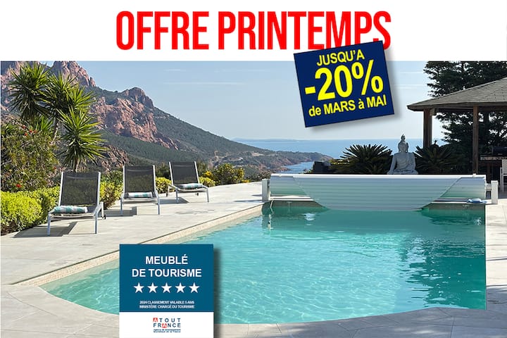 Villa Bohème • Sublime - Vue Féérique & Piscine - French Riviera