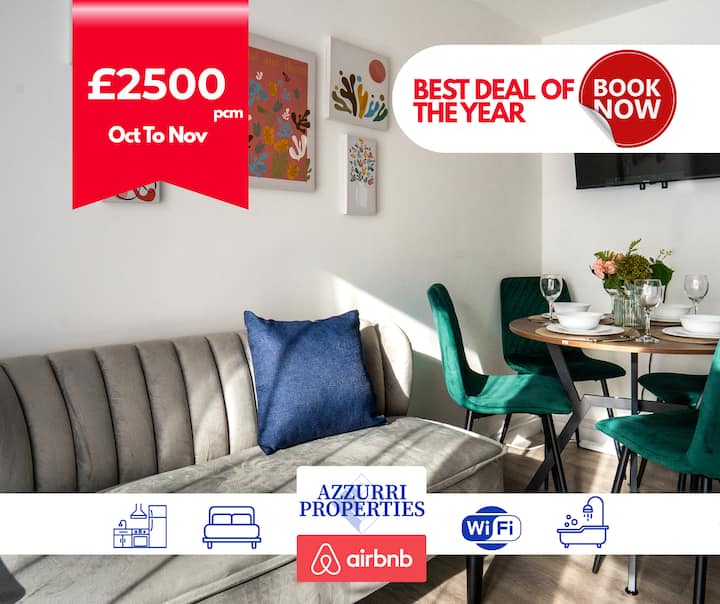 57% Off Long Stays | 24-mins To Brighton Stn.|lt - Brighton